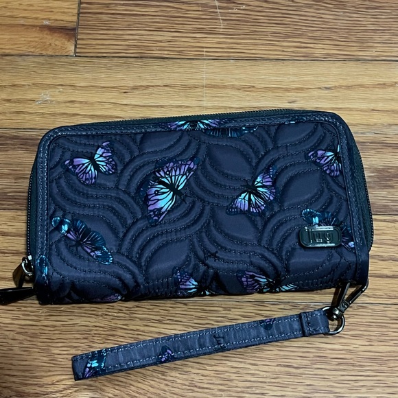 lug | Bags | Lug Splits Xl Wristlet Wallet With Butterfly Design | Poshmark